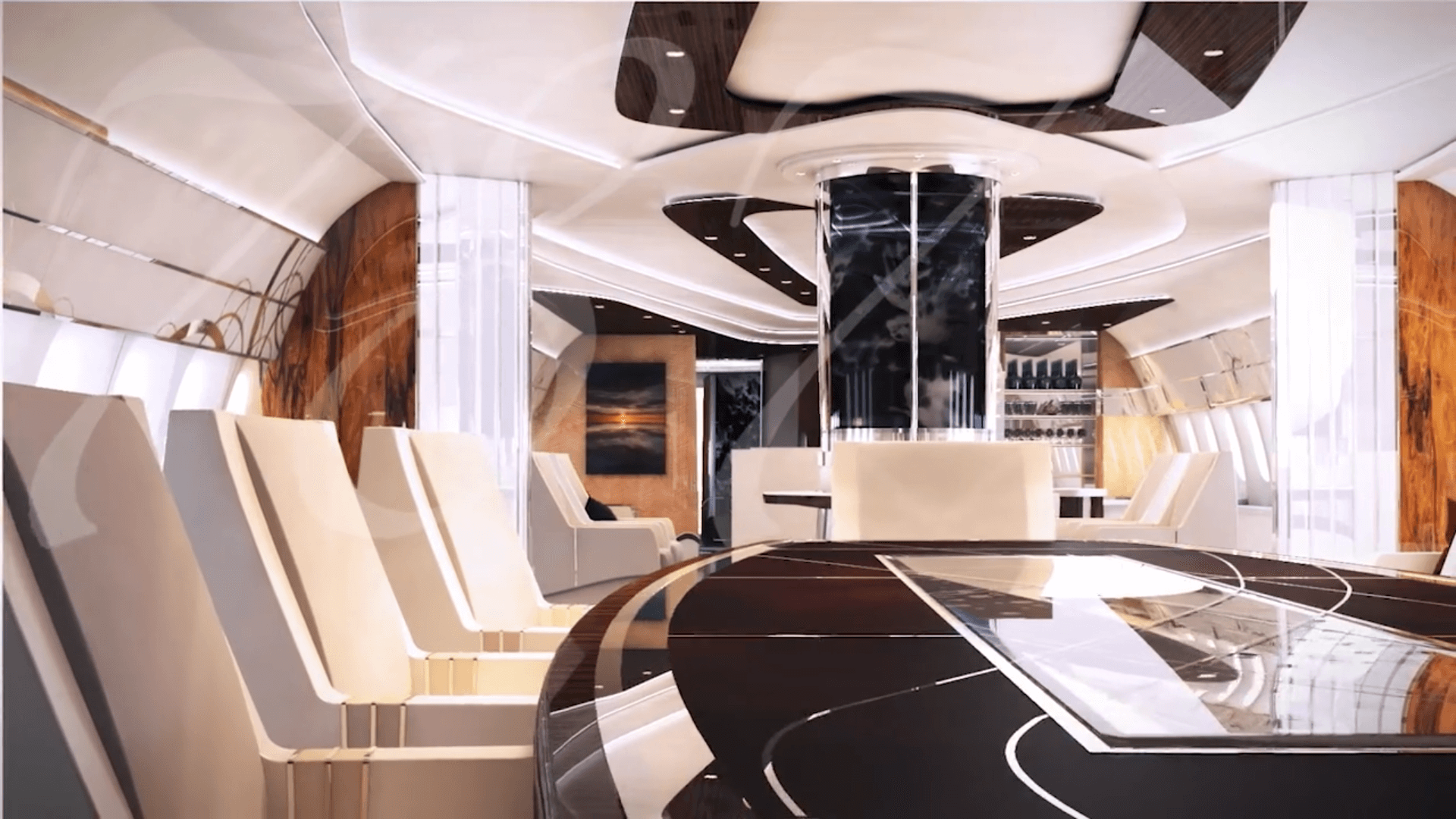 Greenpoint Technologies' Azure concept for the BBJ 787-9 | Business Jet Interiors