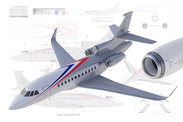 Didier Wolff creates livery for Dassault Falcon 900EX | Business Jet ...