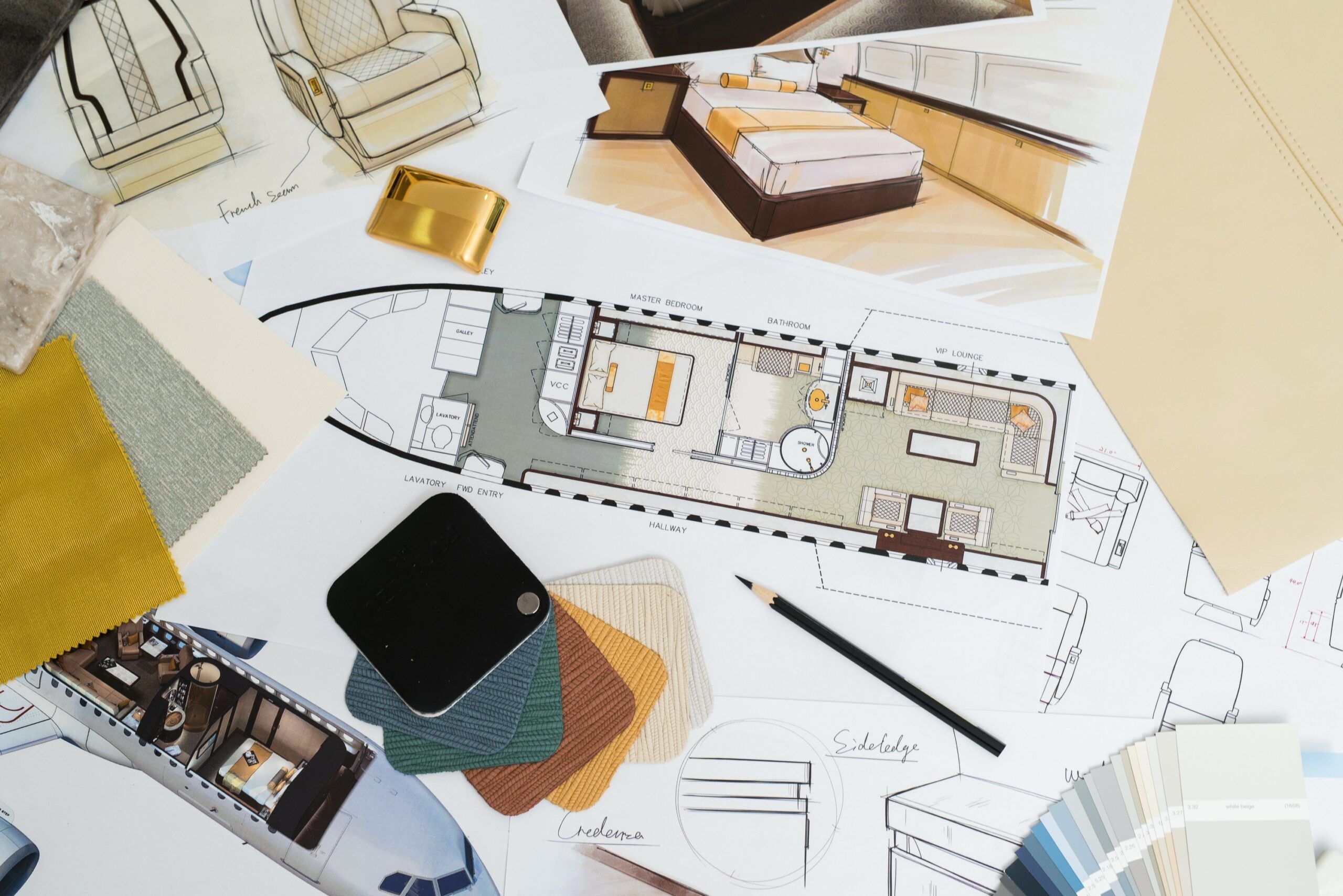 Ameco debuts business jet cabin mock-up | Business Jet Interiors