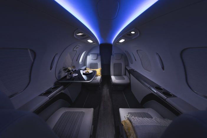 HondaJet Elite II displayed at EBACE | Business Jet Interiors