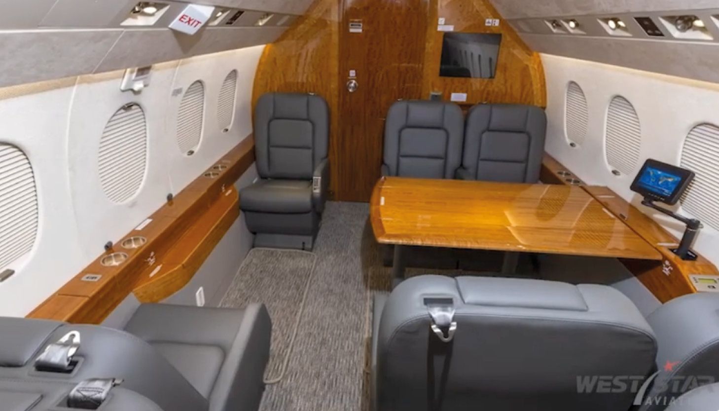 VIDEO: West Star Aviation Falcon 2000 project | Business Jet Interiors