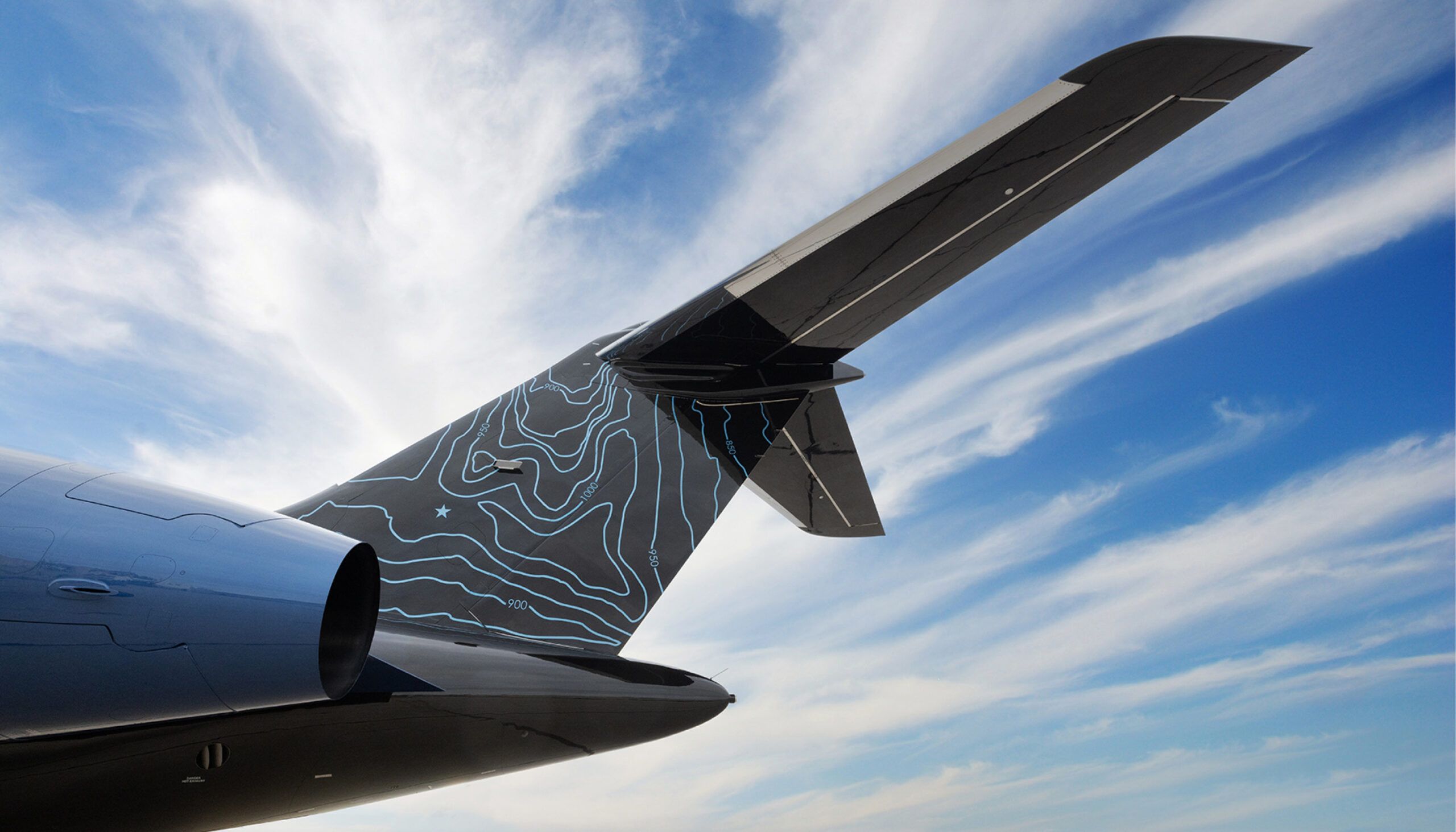 Duncan Aviation implements custom topographic design on GLEX | Business ...