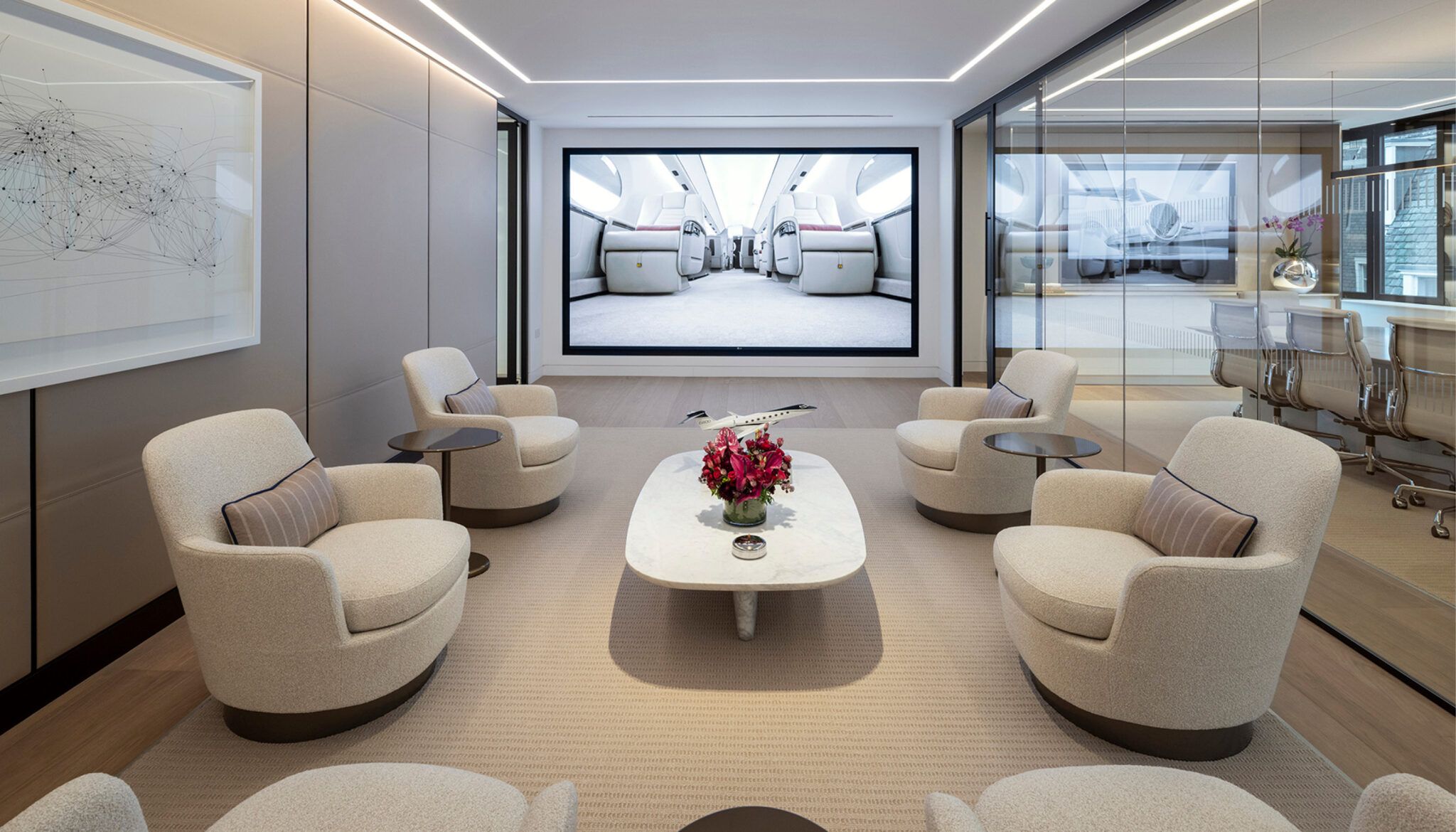 Gulfstream’s reimagined London showroom unveiled | Business Jet Interiors