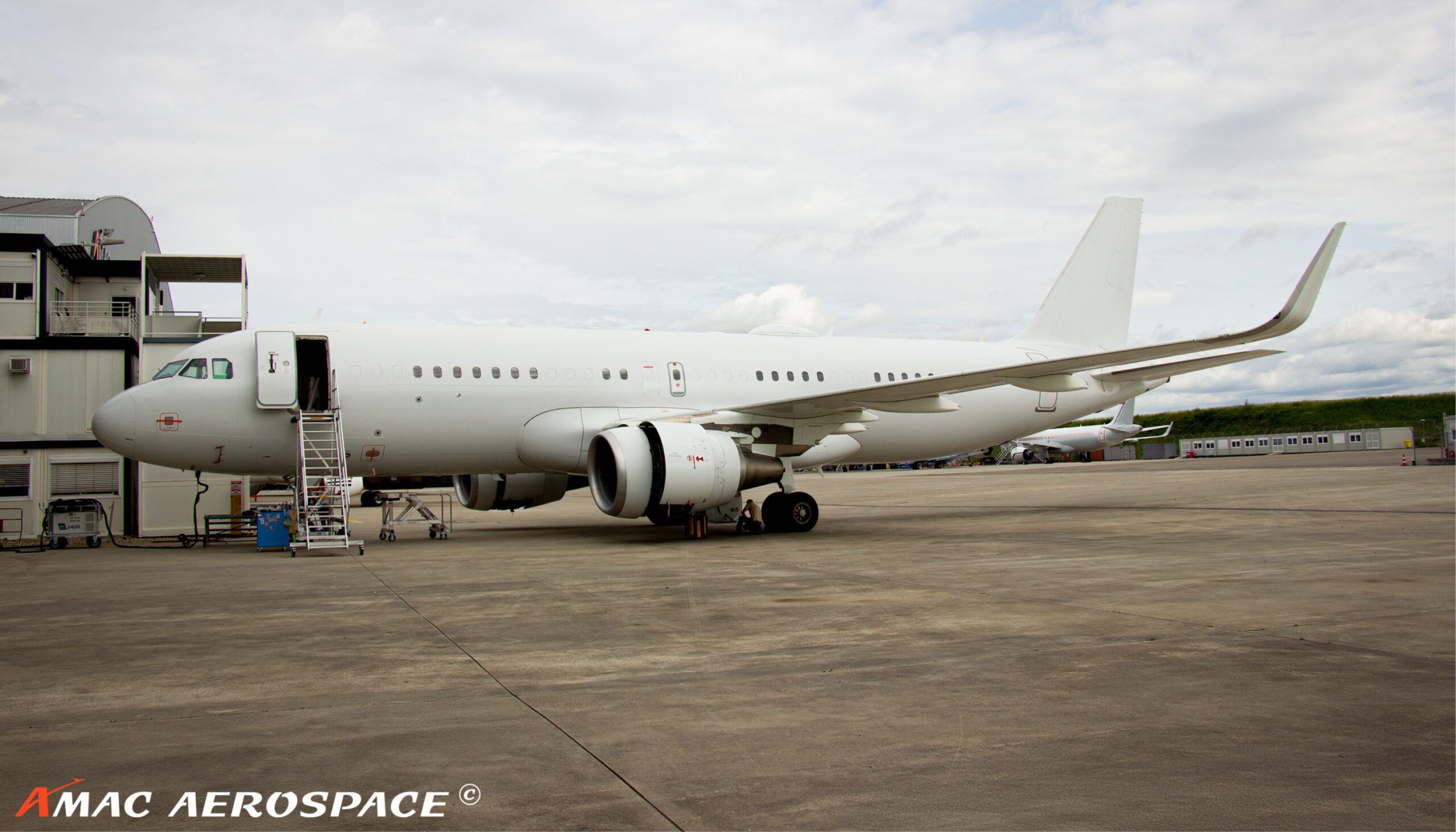 A320 undergoes C-check at AMAC Aerospace | Business Jet Interiors