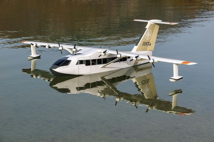 Scale model revealed of Jekta's PHA-ZE 100 amphibious aircraft ...