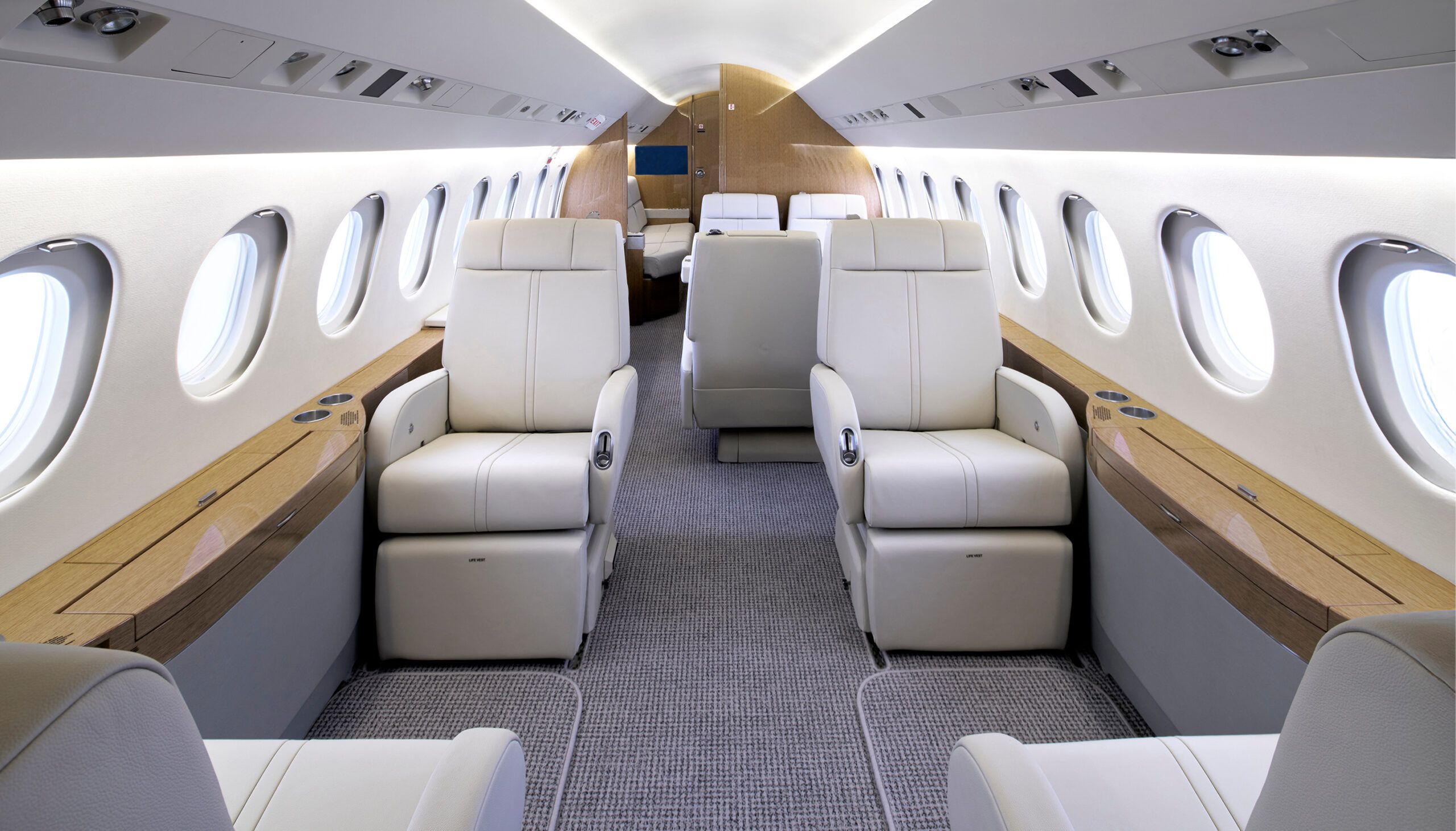 Nautical inspiration for Falcon 900EX revamp | Business Jet Interiors